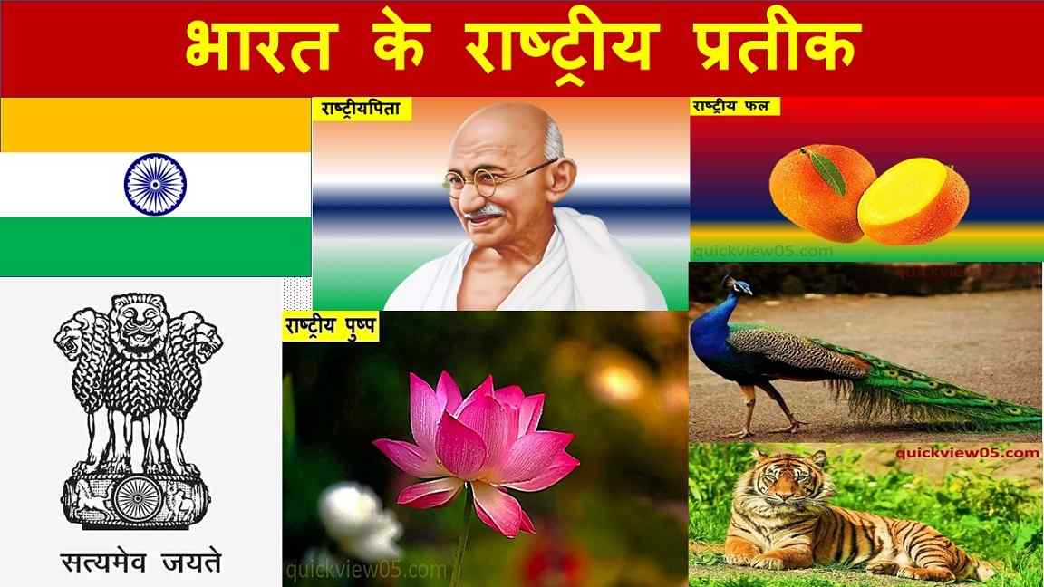 भारत के राष्ट्रीय प्रतीक- National symbols of India in Hindi